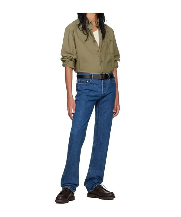 A.p.c. Mateo Logo-embroidered Pocket Shirt