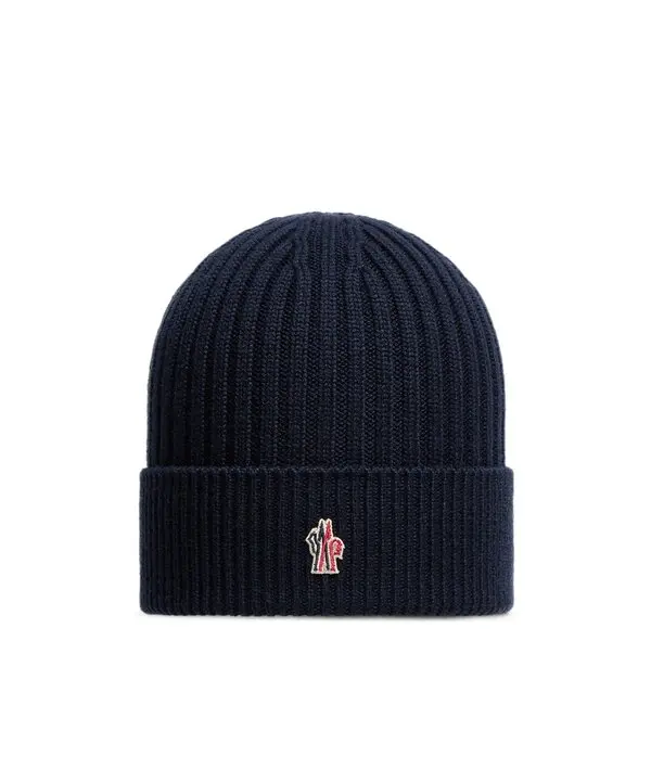 Moncler Wool Ribbed Beanie