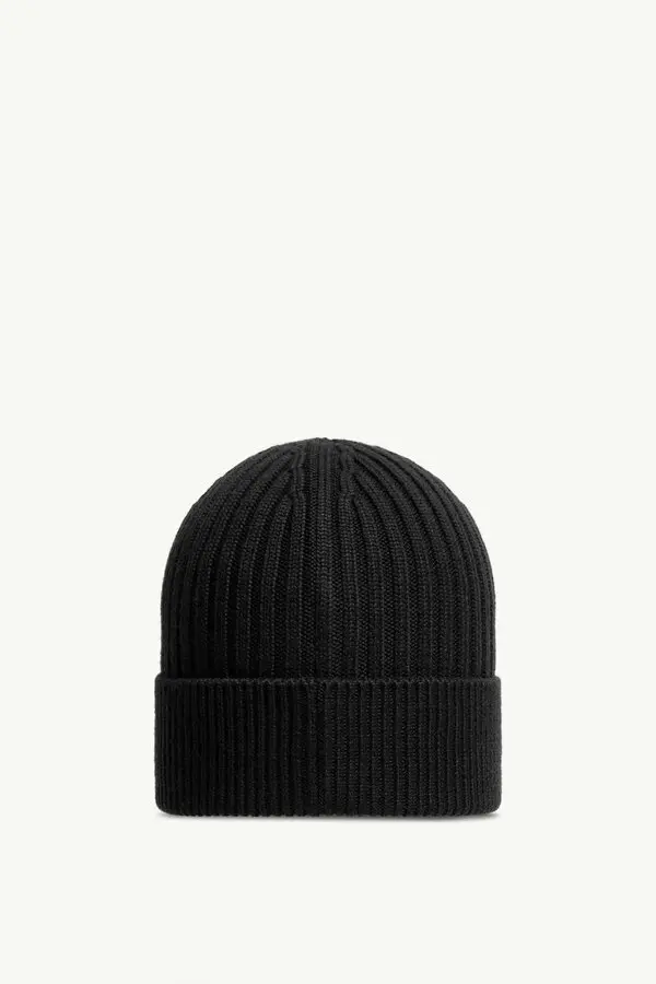 Moncler Ribbed Wool Beanie