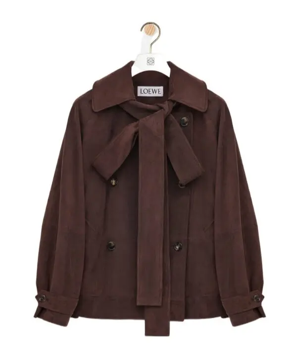 Loewe Bow Jacket - Brown