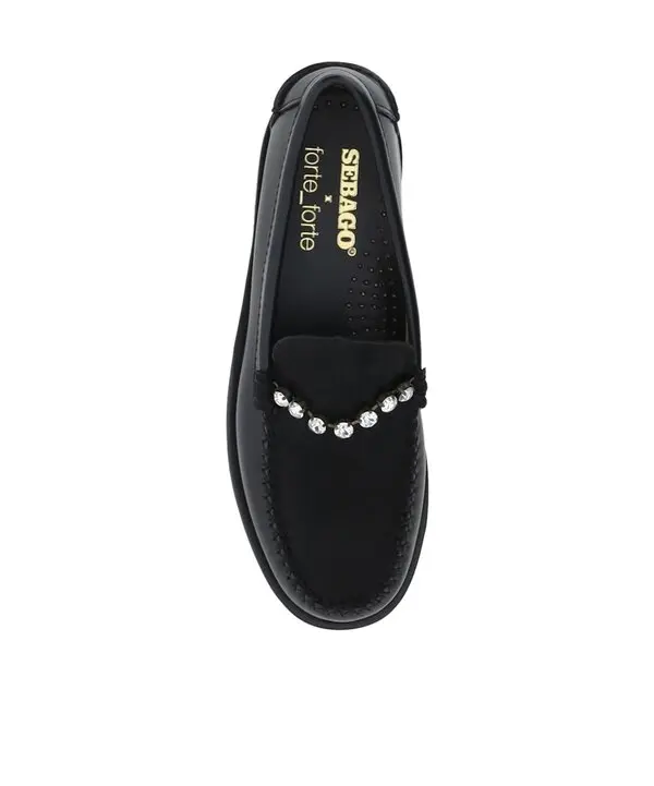 FORTE_FORTE Round Head Loafer Shoes
