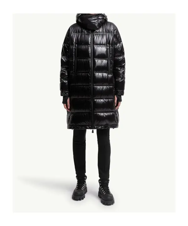 Moncler Rochelairs Hooded Long Down Jacket
