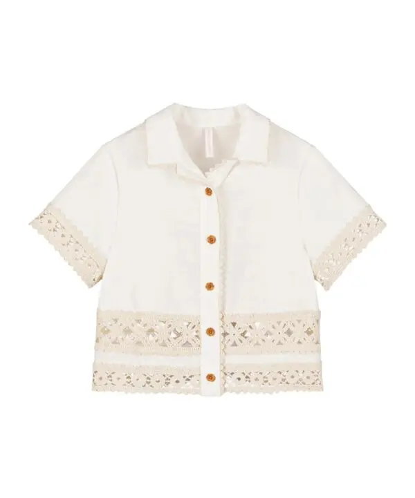Zimmermann Wylie Lace Trimmed Shirt