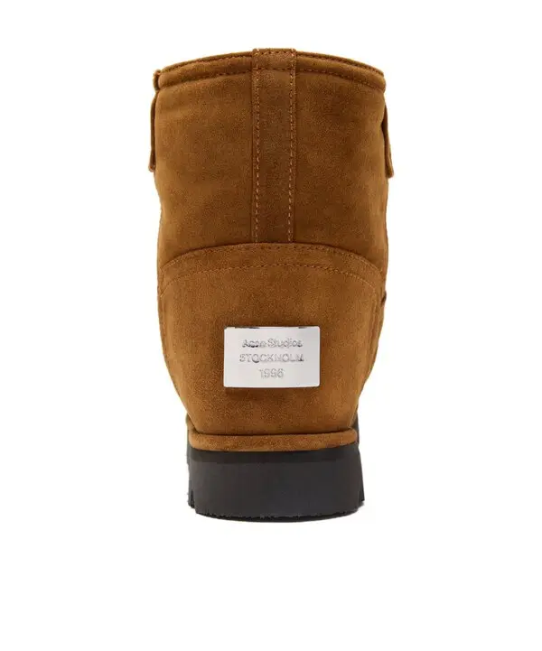 Acne Studios Shearling-lined Leather Boots