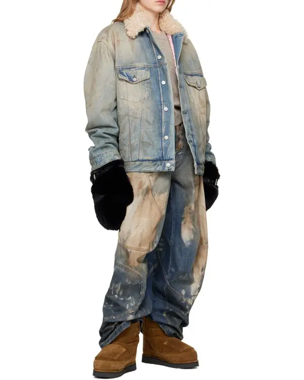 Acne Studios Shearling-lined Leather Boots