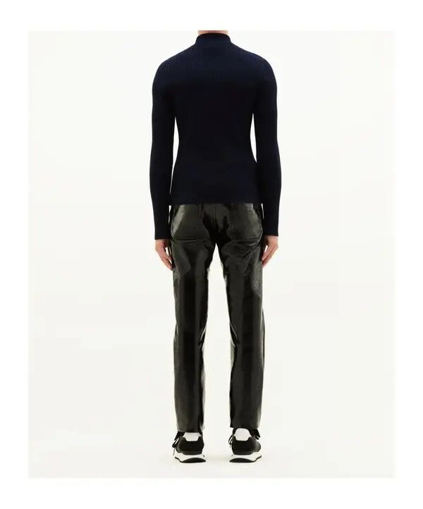 COURREGES Rib-knit Mock-neck Jumper
