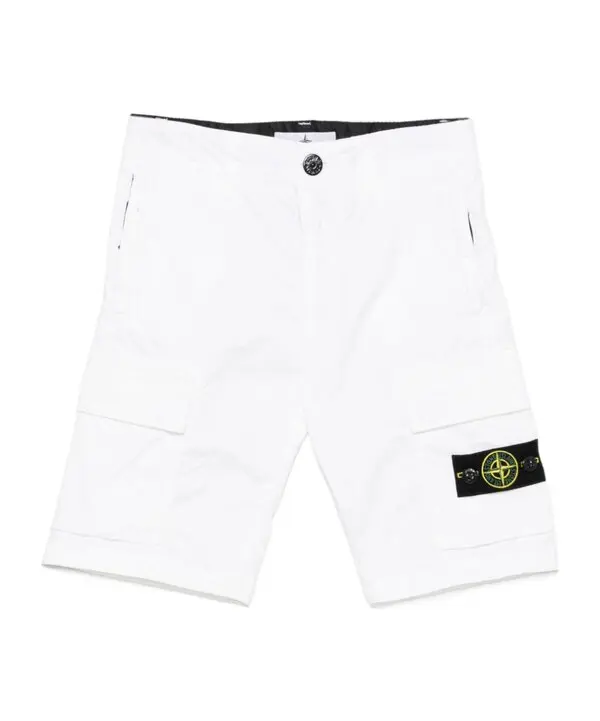 Stone Island Stretch-cotton Cargo Shorts