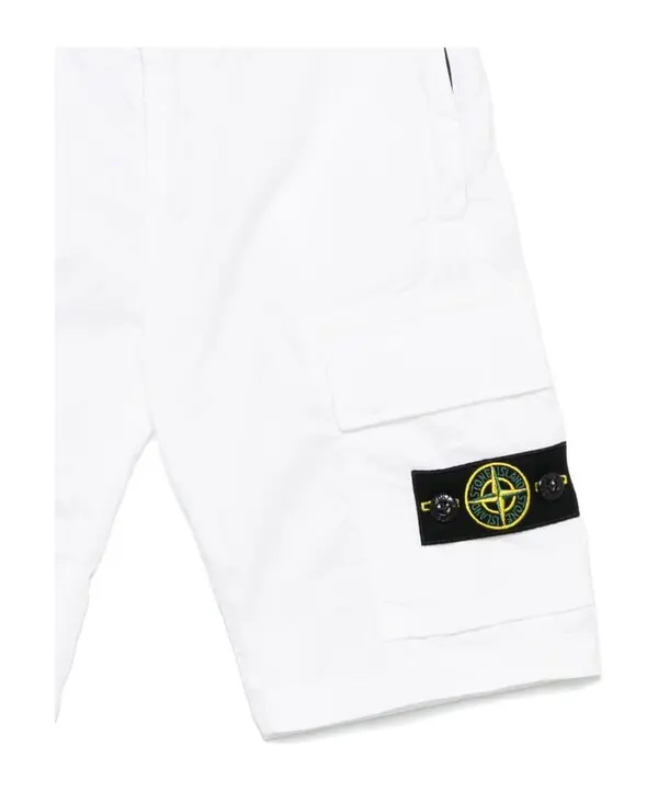 Stone Island Stretch-cotton Cargo Shorts