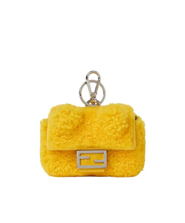 Fendi Nano Baguette Bag Charm - Yellow