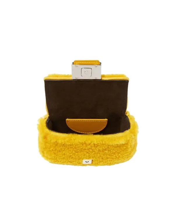 Fendi Nano Baguette Bag Charm - Yellow