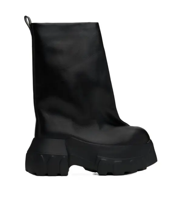 Rick Owens Mid-calf Leather Boots