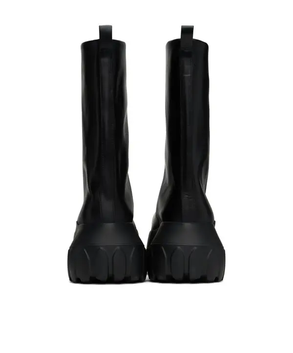 Rick Owens Mid-calf Leather Boots