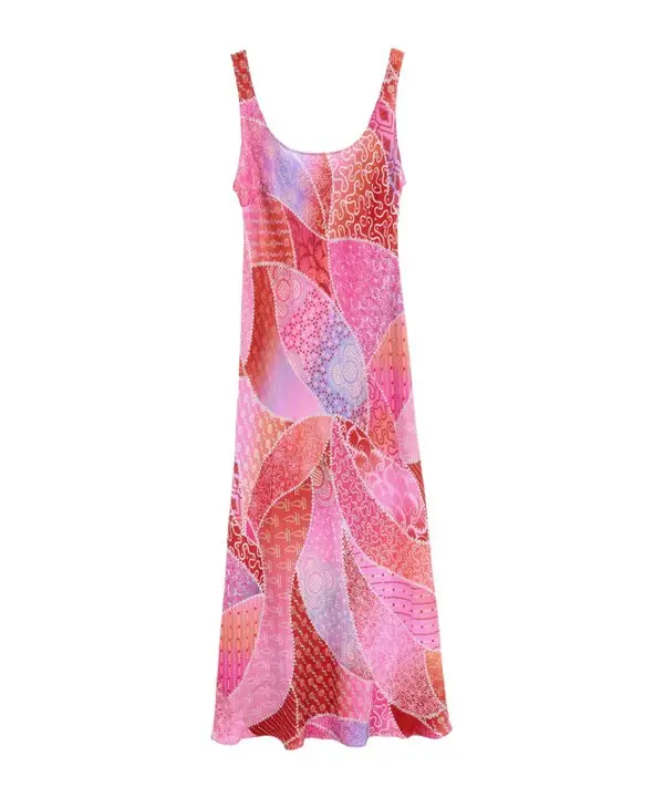 Rixo Printed Slip Dress