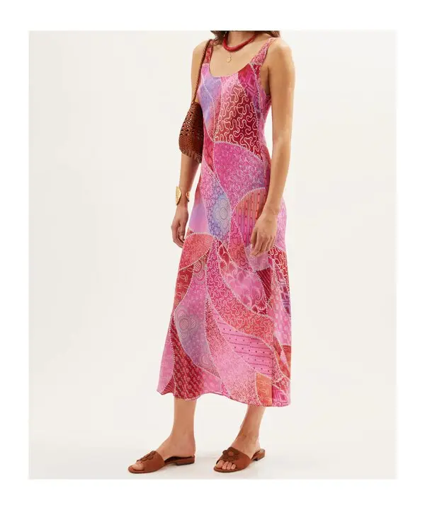 Rixo Printed Slip Dress