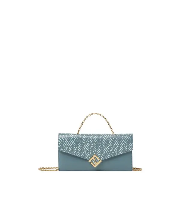 Fendi Ff Diamonds Chain Wallet