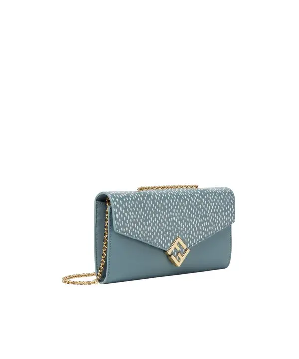 Fendi Ff Diamonds Chain Wallet