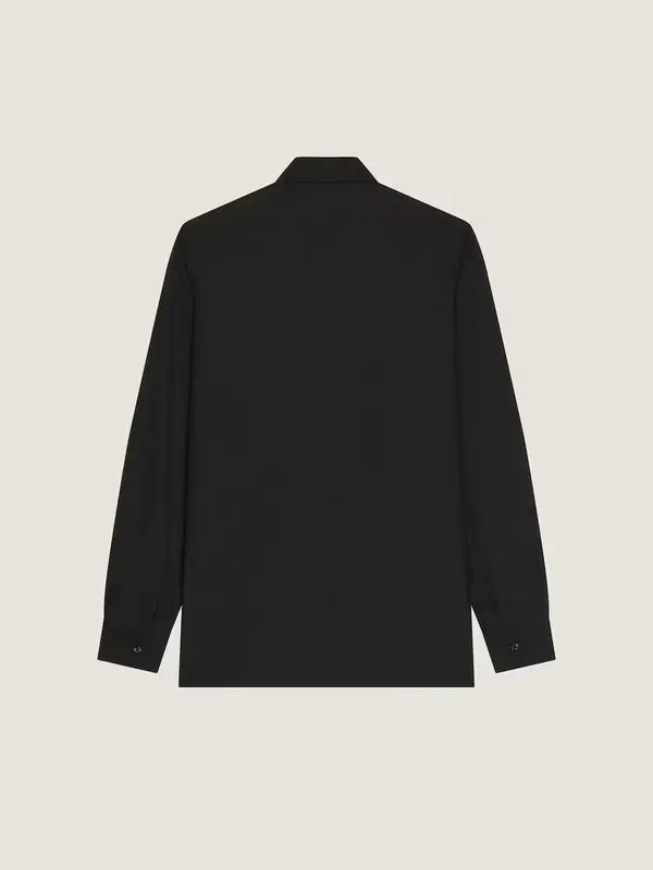 Givenchy Slim Fit Shirt In Poplin With Embroidery
