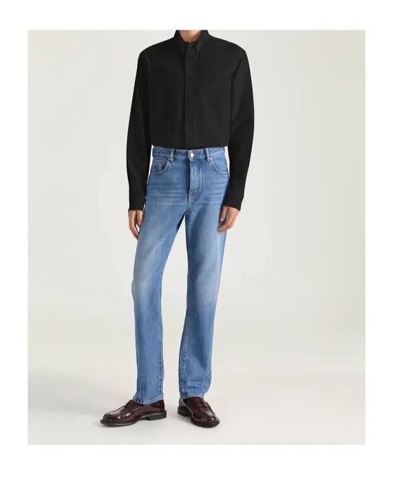Givenchy Slim Fit Shirt In Poplin With Embroidery