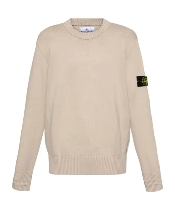 Stone Island Logo Patch Crewneck Jumper