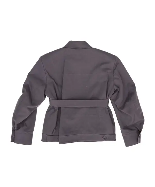 Alexander Wang Cotton-blend Drill Jacket With Belt