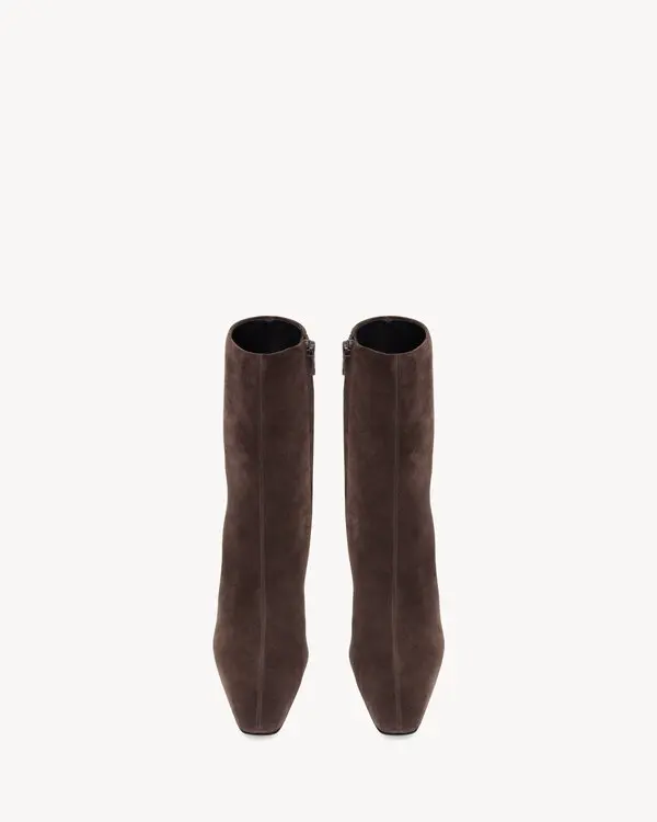 Saint Laurent Jill Suede Ankle Boots