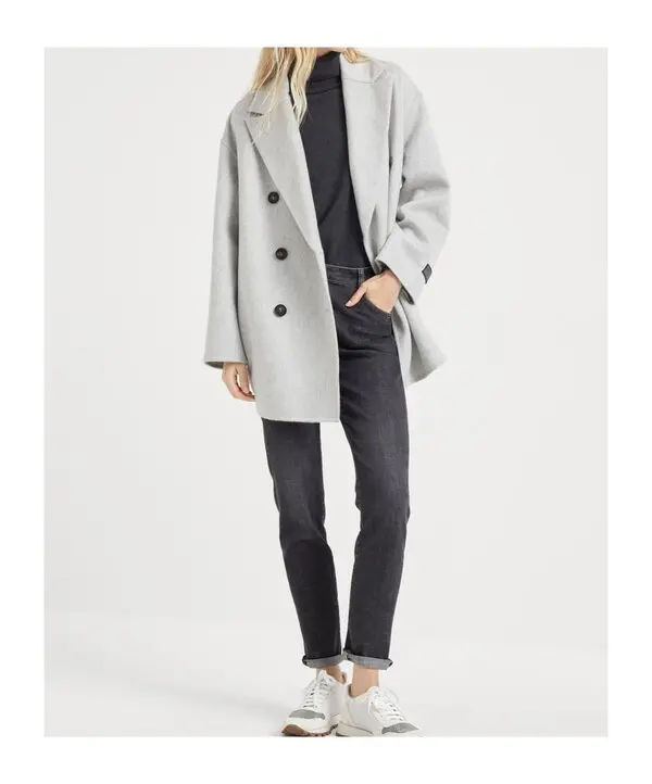 Brunello Cucinelli Cashmere Double-breasted Coat