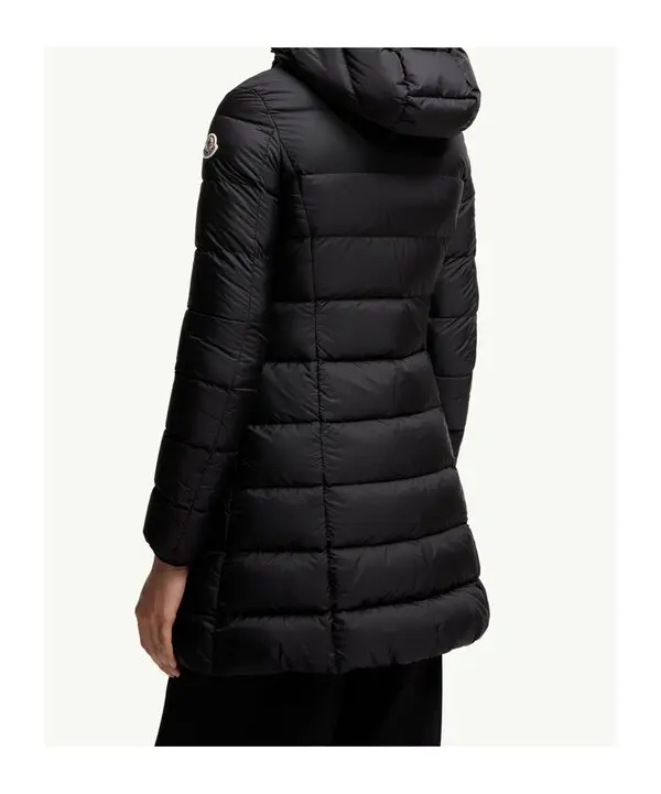 Moncler Gie Hooded Long Down Jacket
