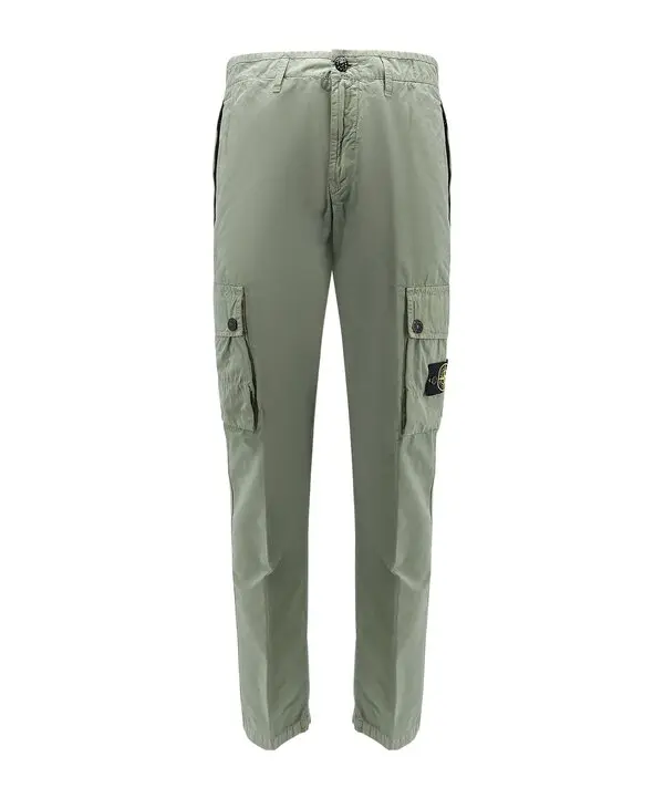 Stone Island Logo Patch Cargo Trousers