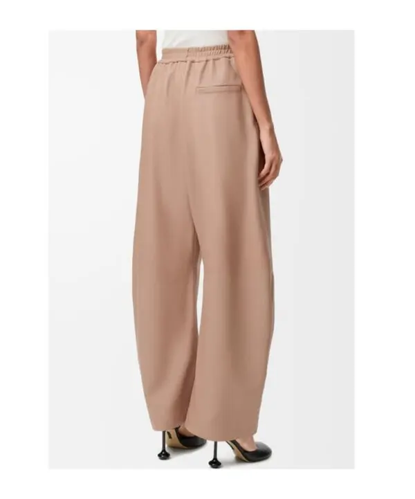 Loewe Barrel Trousers In Nappa Lambskin