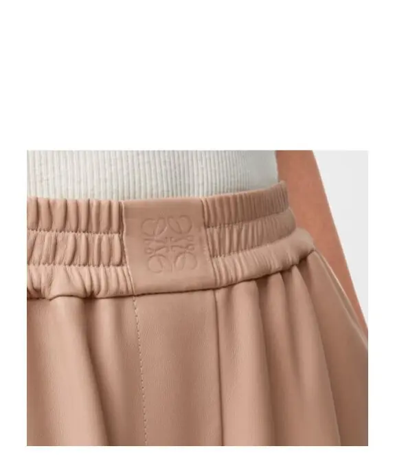 Loewe Barrel Trousers In Nappa Lambskin