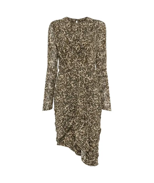 Isabel Marant Étoile Printed Long-sleeve Dress
