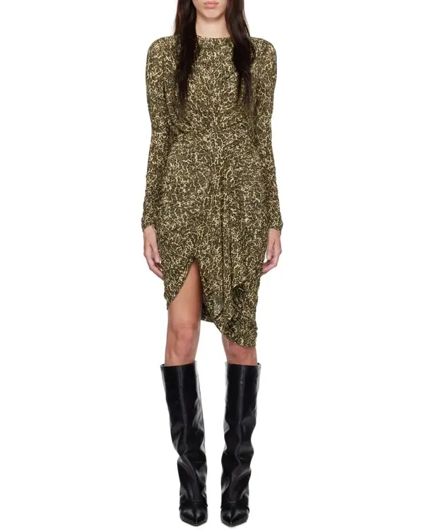 Isabel Marant Étoile Printed Long-sleeve Dress