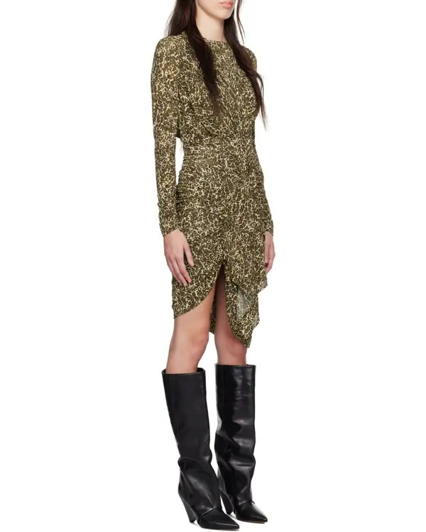 Isabel Marant Étoile Printed Long-sleeve Dress