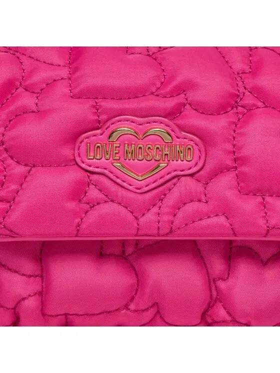 Moschino Puffy Heart Chain Shoulder Bag