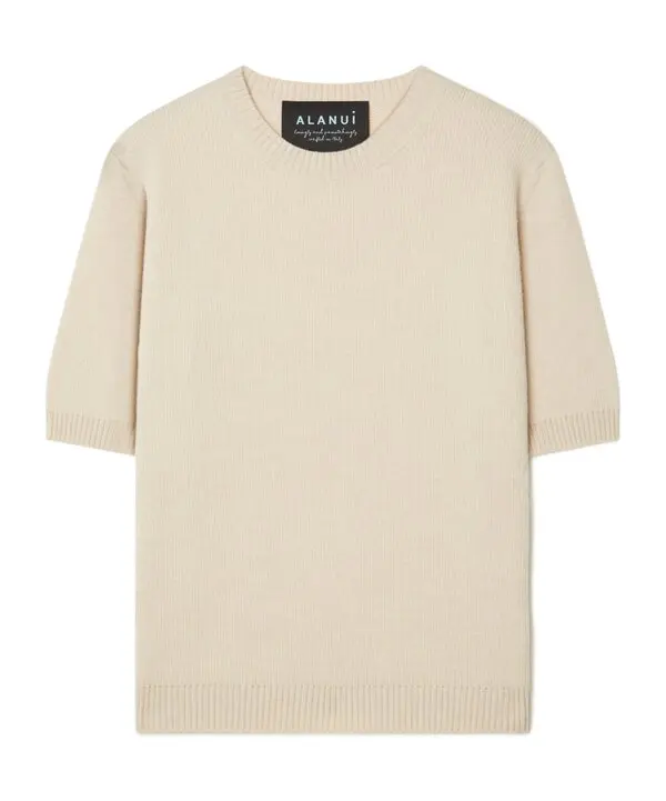 Alanui Ribbed Round Neck T-shirt