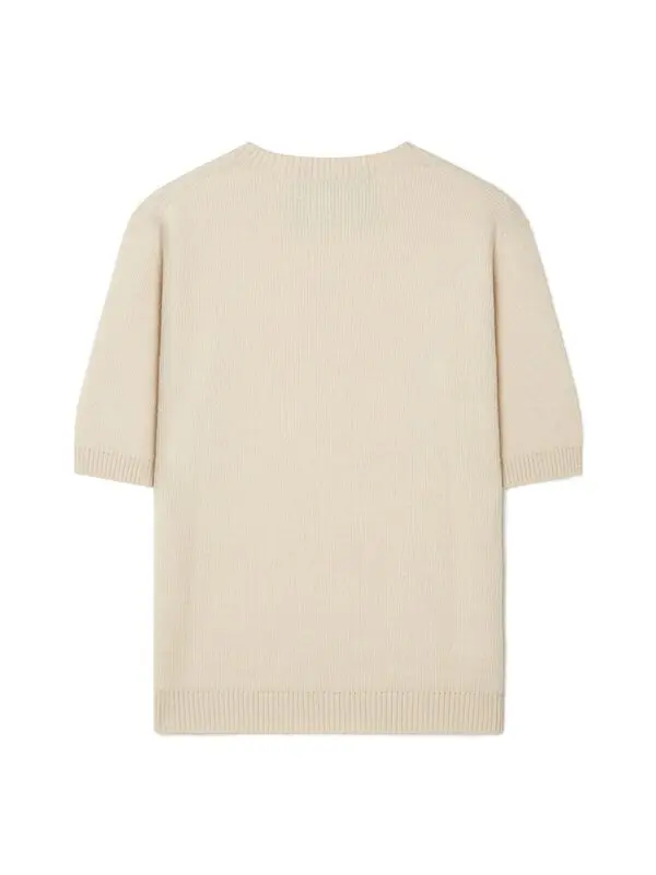 Alanui Ribbed Round Neck T-shirt