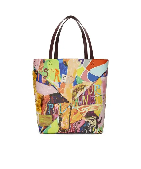 Loewe Xl Puzzle Fold Tote In Classic Calfskin