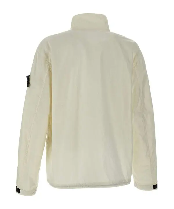 Stone Island Logo Patch Zip-up Jacket