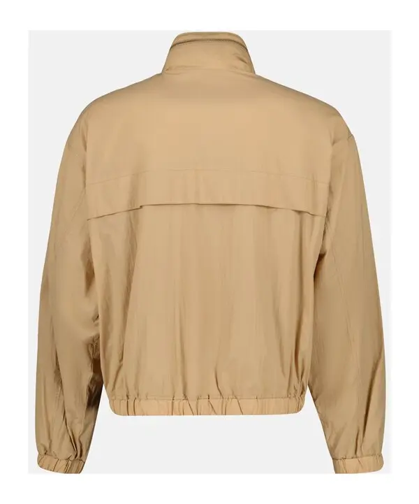 AMI Paris Logo Printed Zipped Bomber Jacket