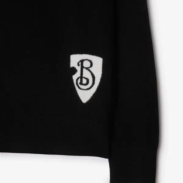 Burberry B Shield Logo Intarsia-knit Jumper