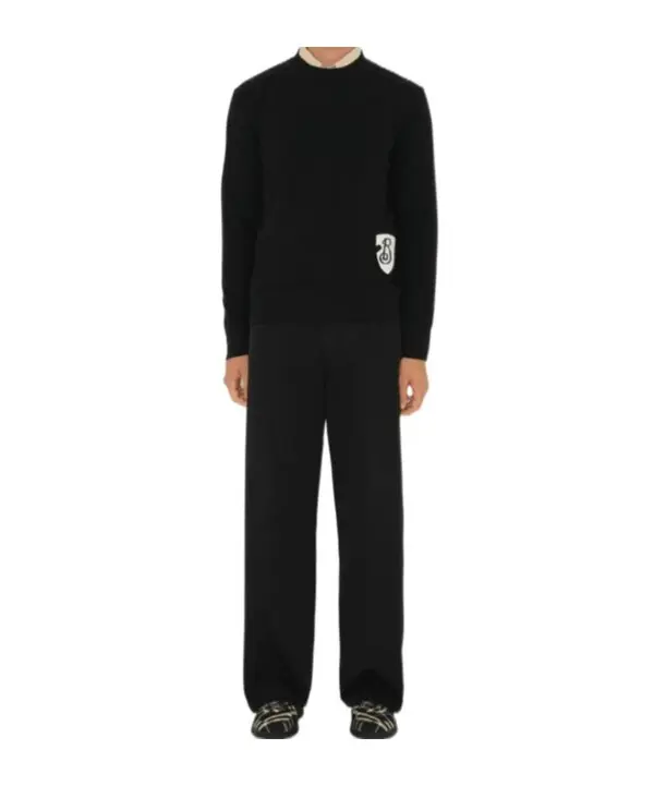 Burberry B Shield Logo Intarsia-knit Jumper