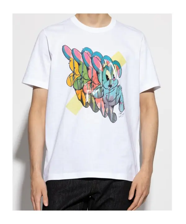 Paul Smith Bunny Repeat Printed Crewneck T-shirt