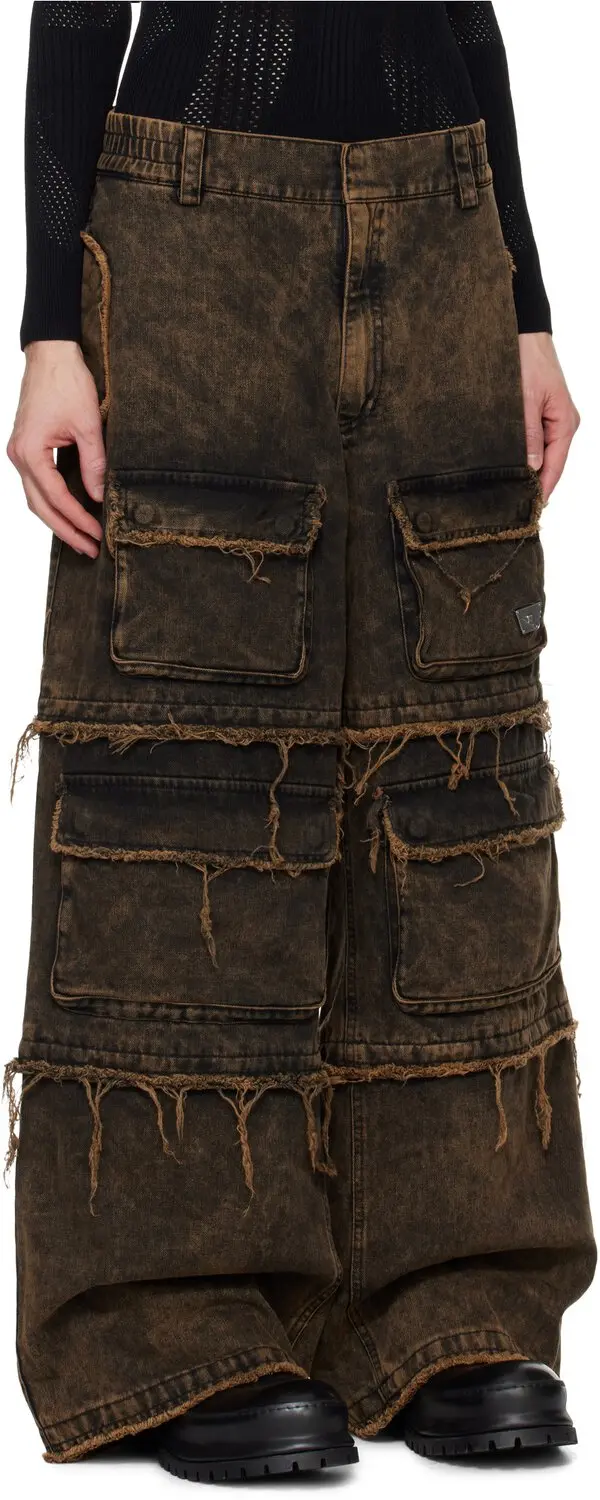 MISBHV Ibiza Oversize Wide-leg Cargo Jeans