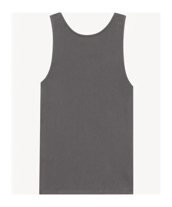 Saint Laurent Cassandre Ribbed Tank Top