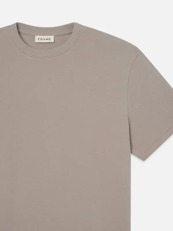 FRAME Duo Fold Tee In Storm Grey