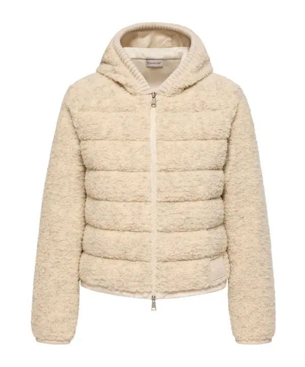Moncler Teddy Padded Zip-up Hoodie