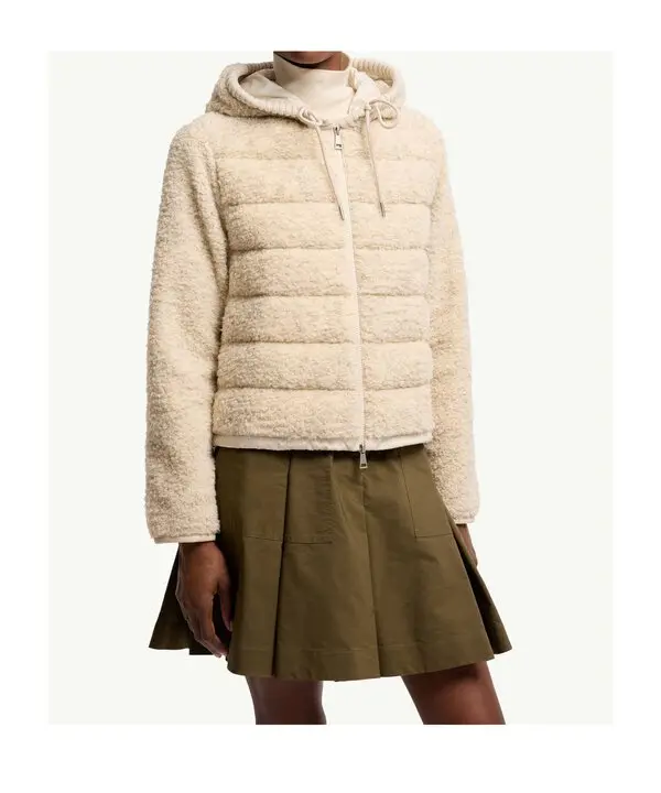 Moncler Teddy Padded Zip-up Hoodie