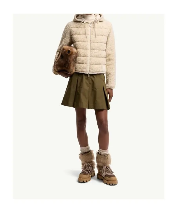 Moncler Teddy Padded Zip-up Hoodie