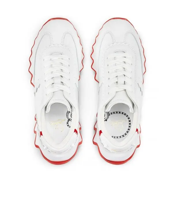 CHRISTIAN LOUBOUTIN Mini Shark Leather Sneakers