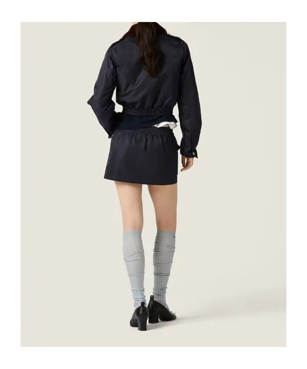 Miu Miu Embroidered Cropped Jacket